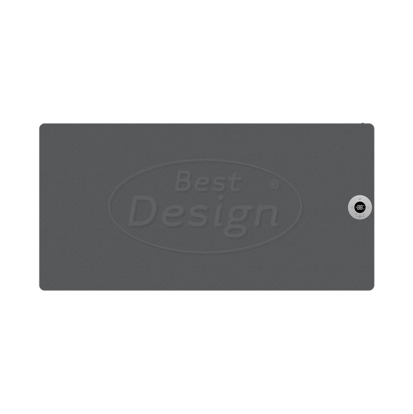 "Brenner-Concrete" Elektrische radiator Beton-Grijs 750W 1200x600mm ...