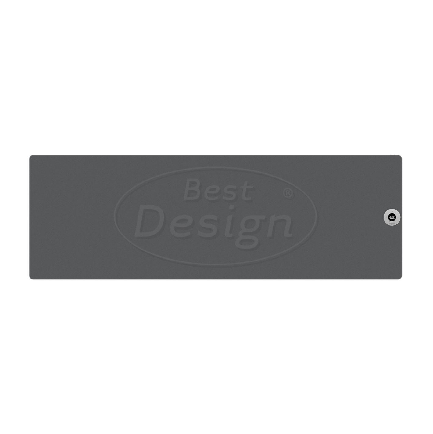 "Brenner-Concrete" Elektrische radiator Beton-Grijs 1200W 1800x600mm ...